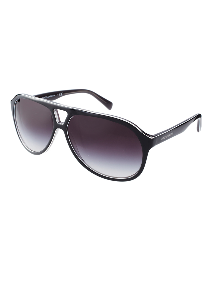 Dolce And Gabbana Aviator Sunglasses In Black For Men Lyst