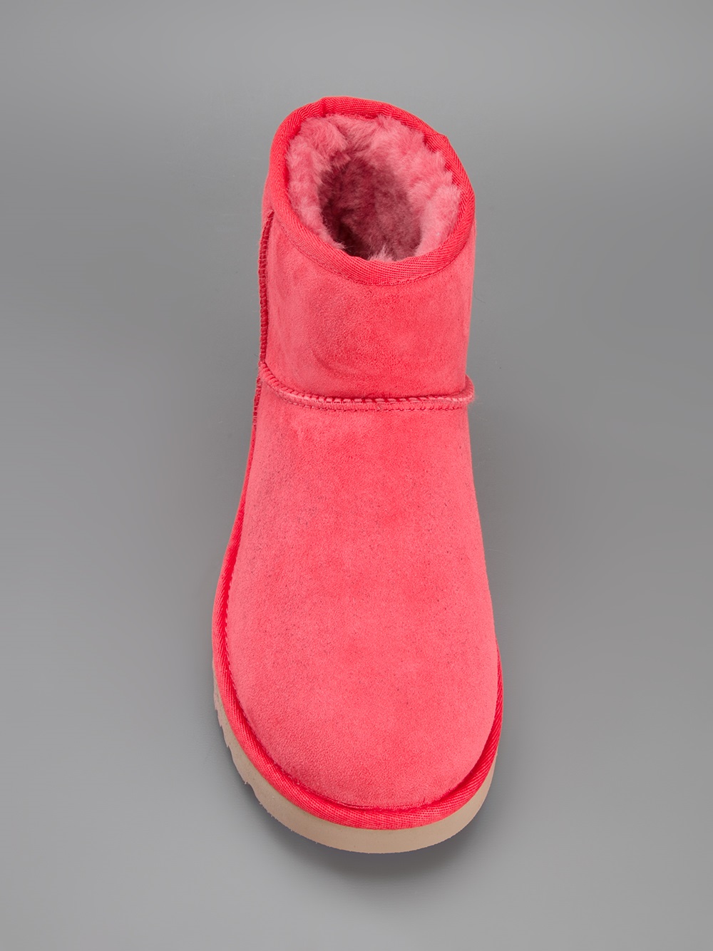 Lyst Ugg Classic Mini Boot In Red