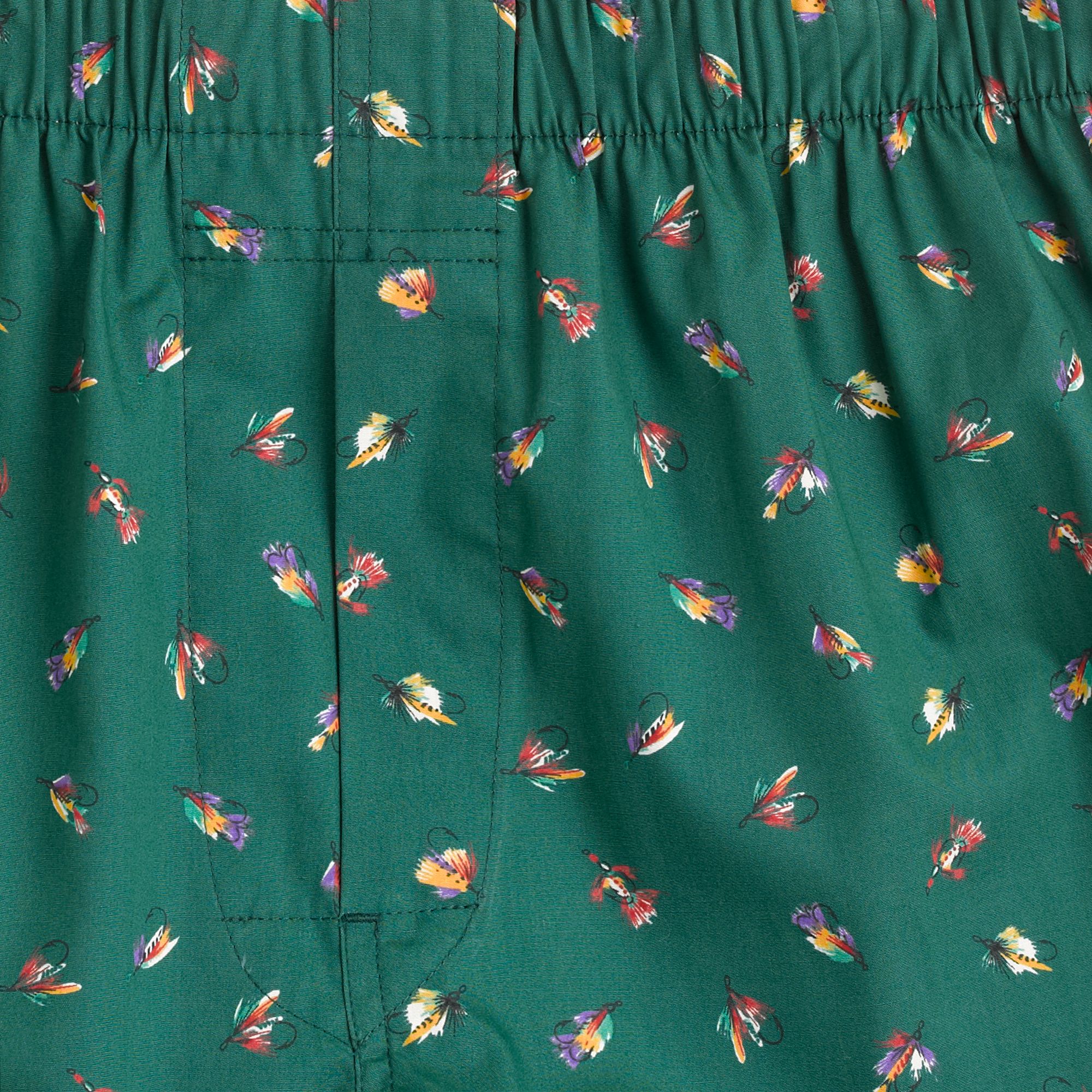 Lyst - J.Crew Boxers in Flyfishing Print in Green for Men