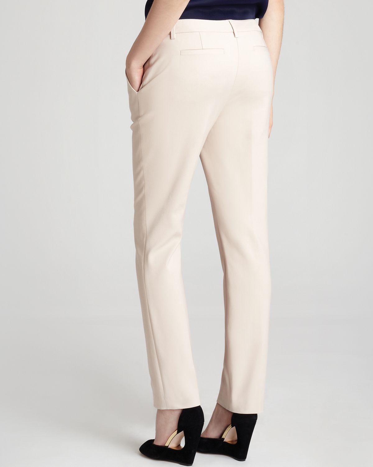 Reiss Pants Joanna Zac Straight Leg in White - Lyst Reiss Pants Joanna Zac Straight Leg in White - Lyst