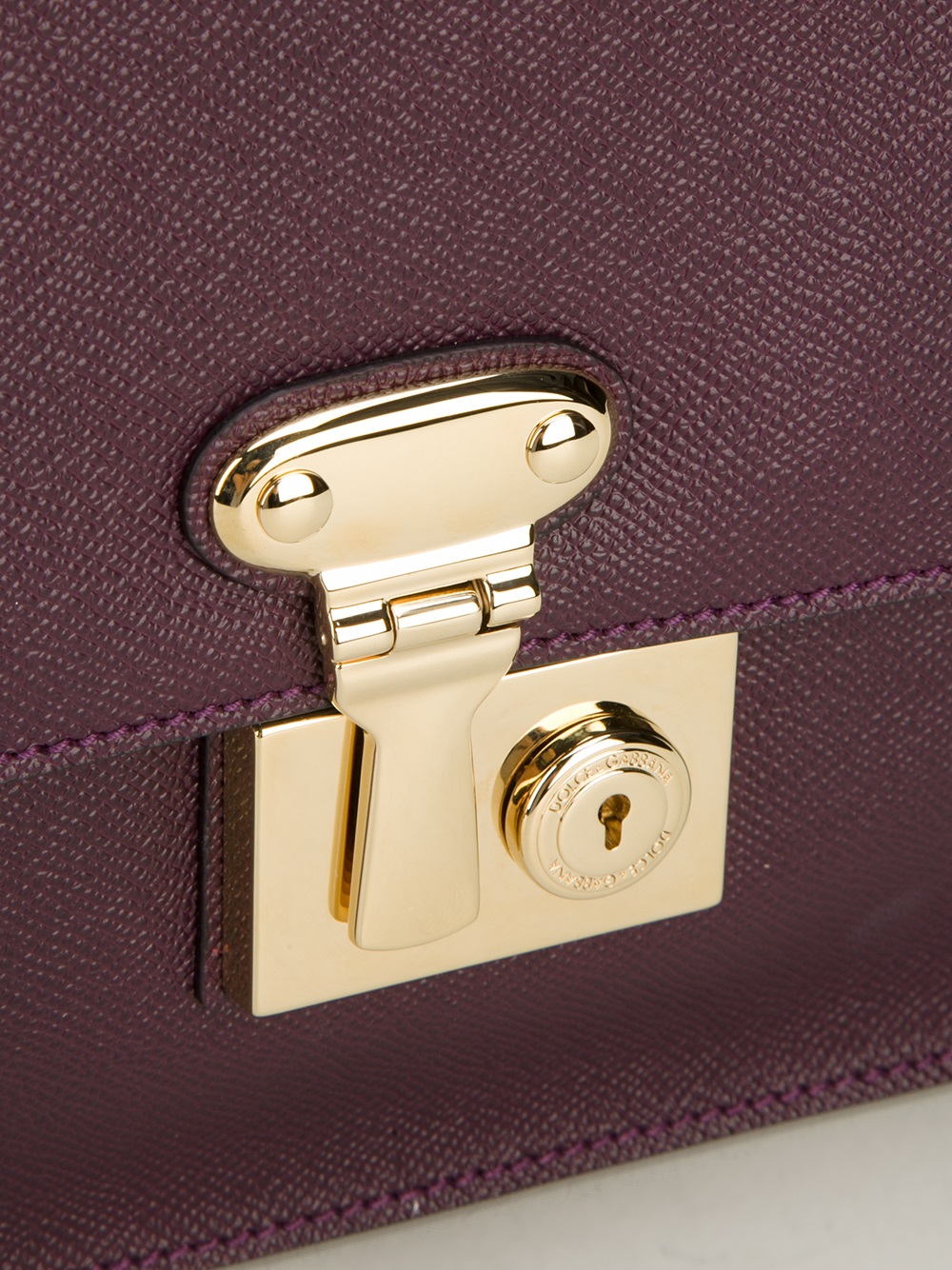 Dolce & Gabbana Key Lock Handbag in Pink & Purple (Purple) - Lyst