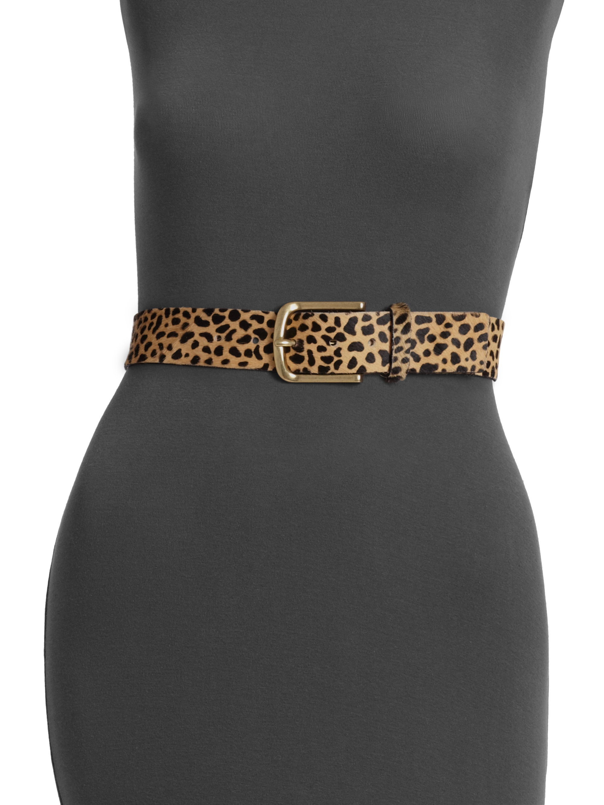 Streets Ahead Leopard-Print Calf Hair Belt - Lyst Streets Ahead Leopard-Print Calf Hair Belt - Lyst
