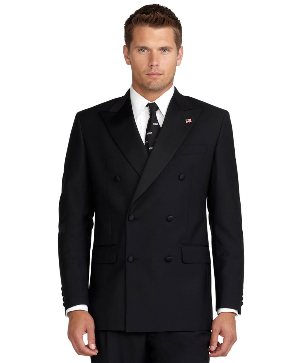 Brooks brothers Double-Breasted Tuxedo Jacket in Black for Men | Lyst Brooks brothers Double-Breasted Tuxedo Jacket in Black for Men | Lyst