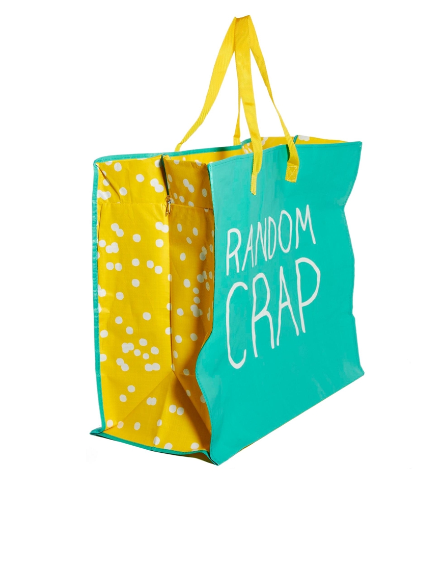 ASOS Happy Jackson Random Crap Bag in Green - Lyst