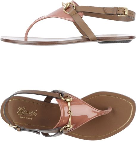 Gucci Flip Flops in Pink (Pastel pink) | Lyst