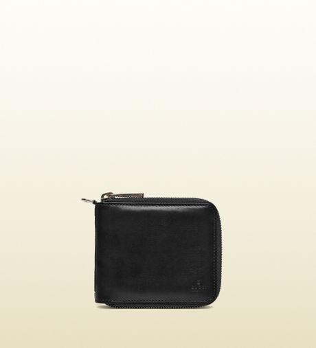 Leather Zip Around Wallet Gucci | semashow.com