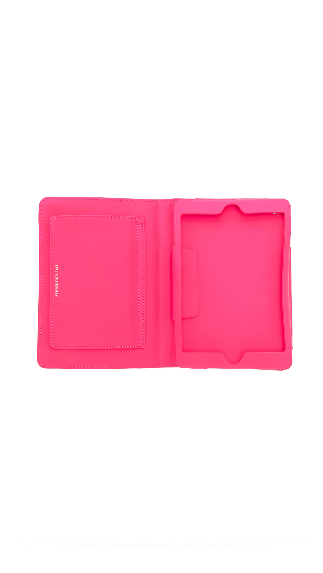 Kate Spade Ipad Mini Folio Case - Black/Cream - Lyst