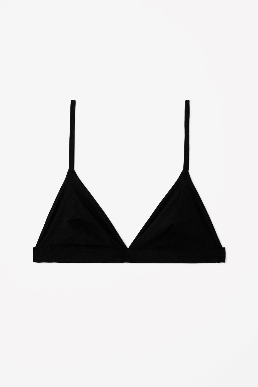 Cos Soft Triangle Bra in Black | Lyst