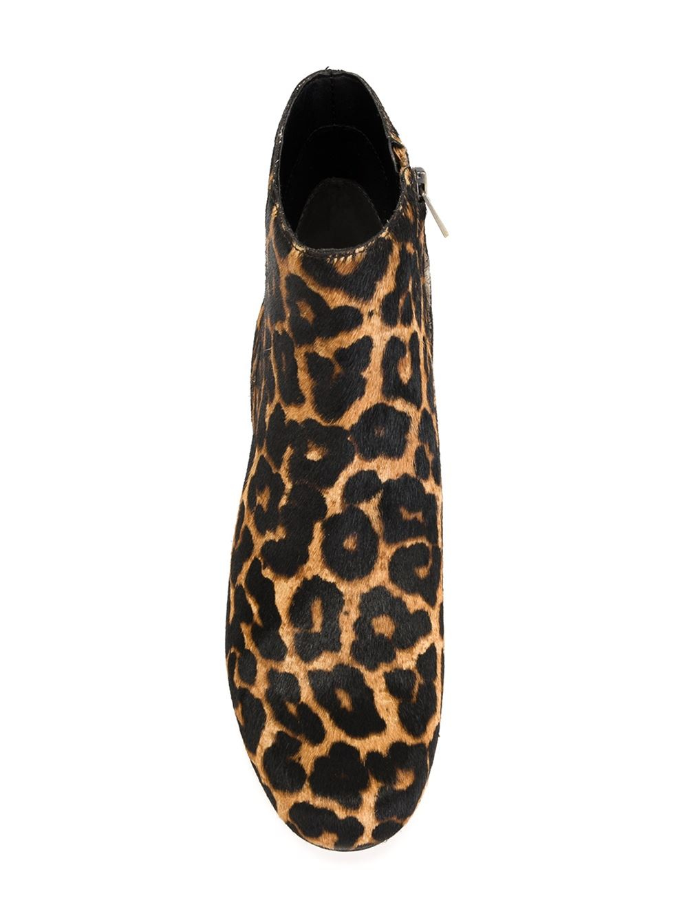 Sam Edelman Leopard Print Ankle Boots In Brown Lyst