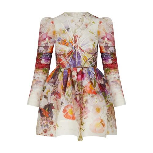 Zimmermann Prima Panelled Mini Dress | Lyst