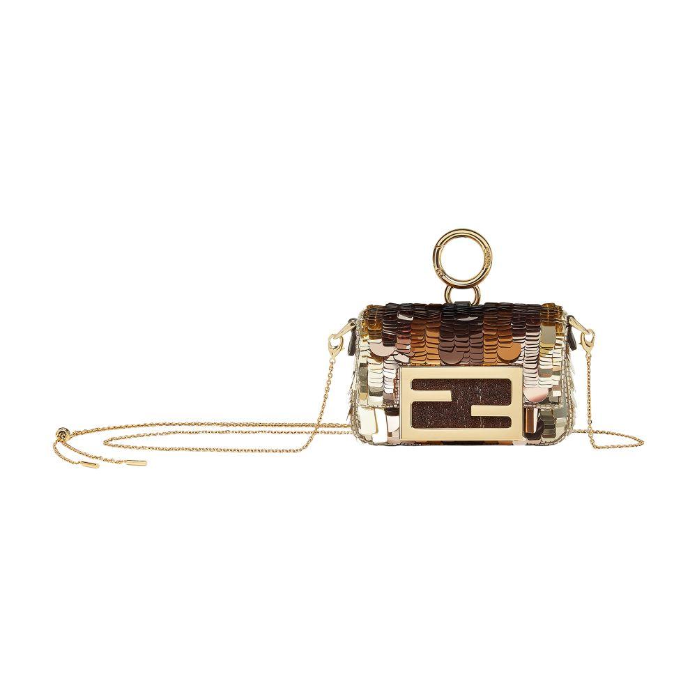 Fendi Nano Baguette Charm in Metallic | Lyst