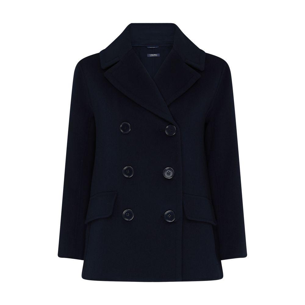 Max Mara Efebo Short Coat in Blue | Lyst