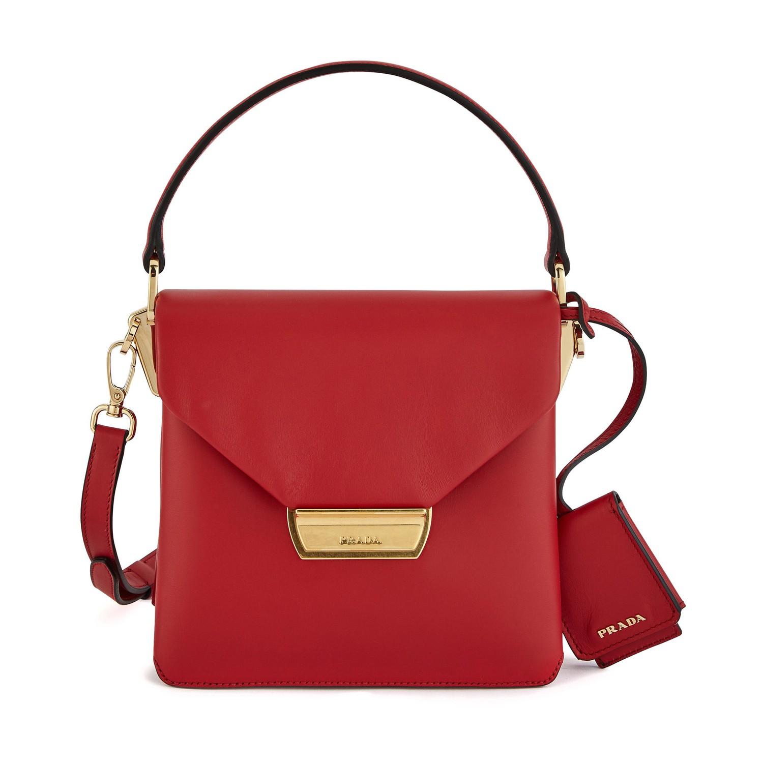 Prada Handbag in Red - Lyst