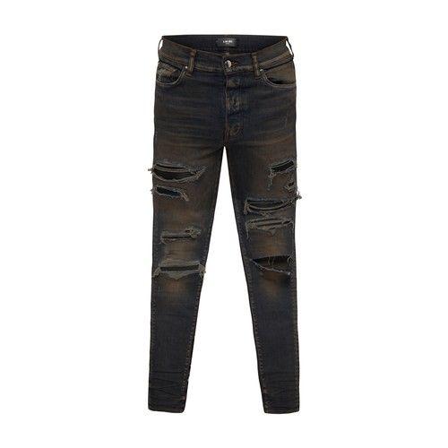 Amiri Leather Thrasher Jeans in Black for Men | Lyst Amiri Leather Thrasher Jeans in Black for Men | Lyst