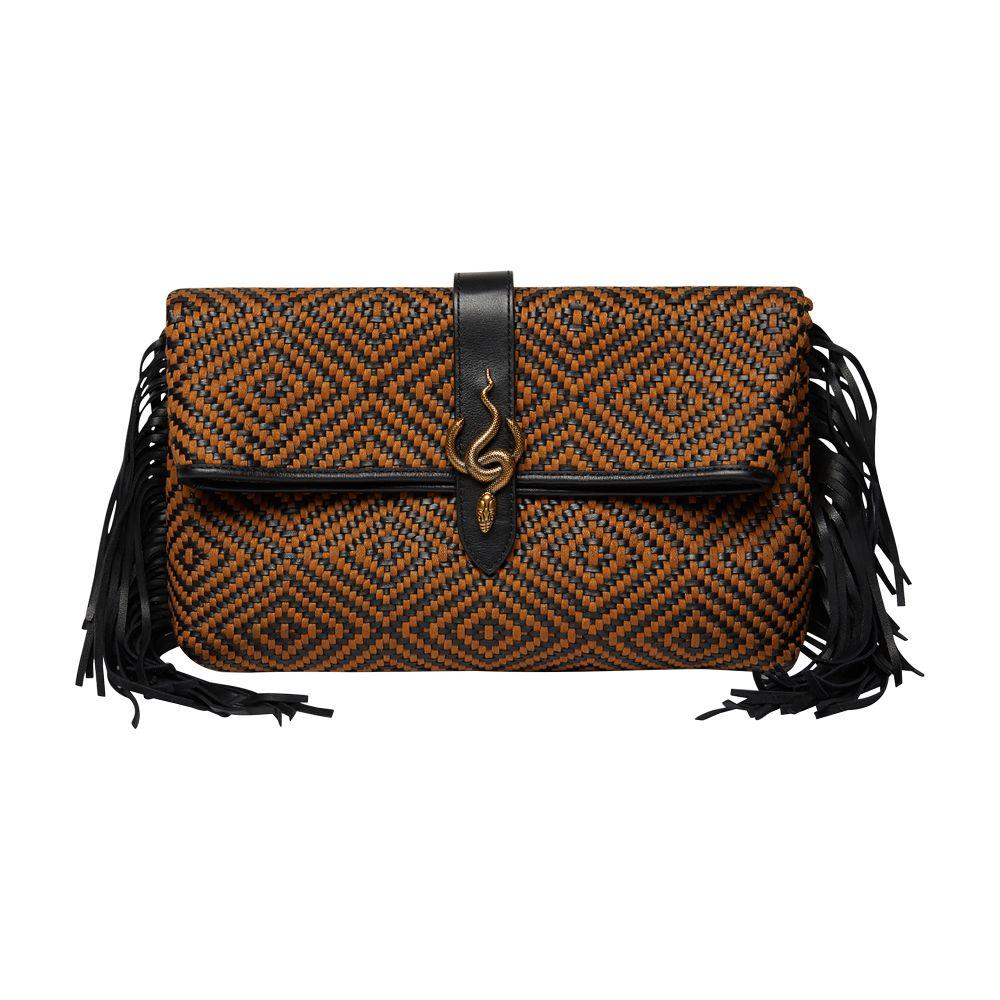 Vanessa Bruno Cléo Clutch Bag in Brown | Lyst