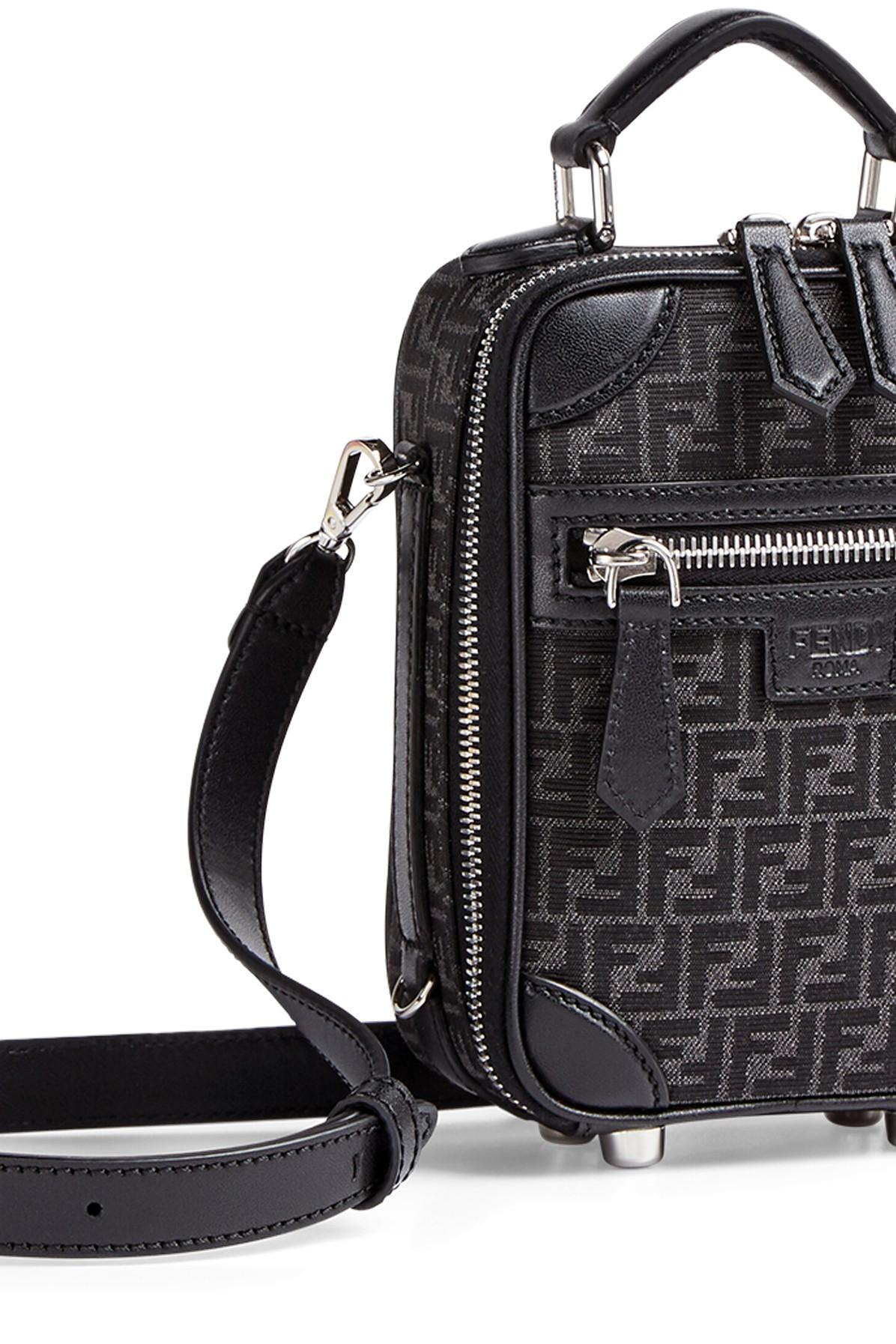 Fendi Travel Mini Bag in Black for Men | Lyst Fendi Travel Mini Bag in Black for Men | Lyst