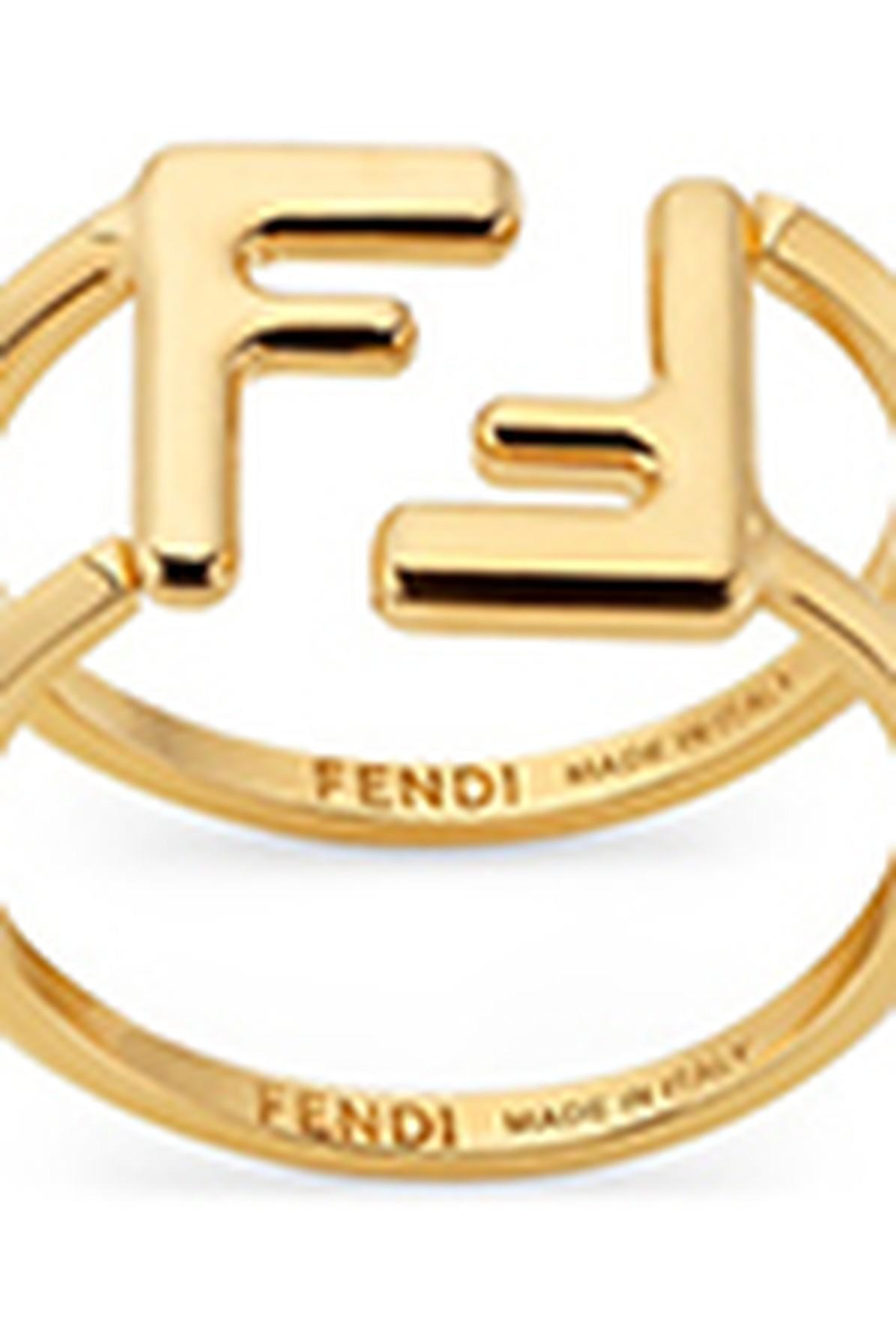 50％割引超人気新品 FENDI RING/FF/BRONSE METAL リング アクセサリー-OTA.ON.ARENA.NE.JP