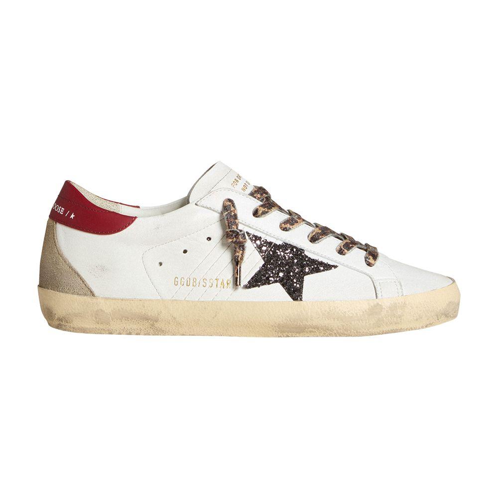 Golden Goose Super-Star Classic Sneakers With Spur in White | Lyst