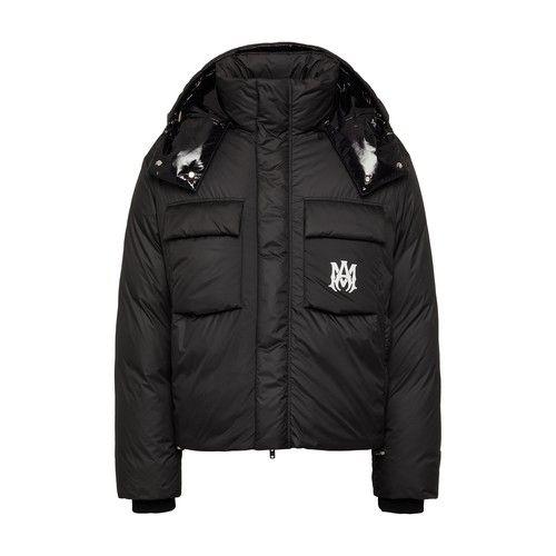 Amiri Hooded Down Puffer Jacket in Black for Men | Lyst