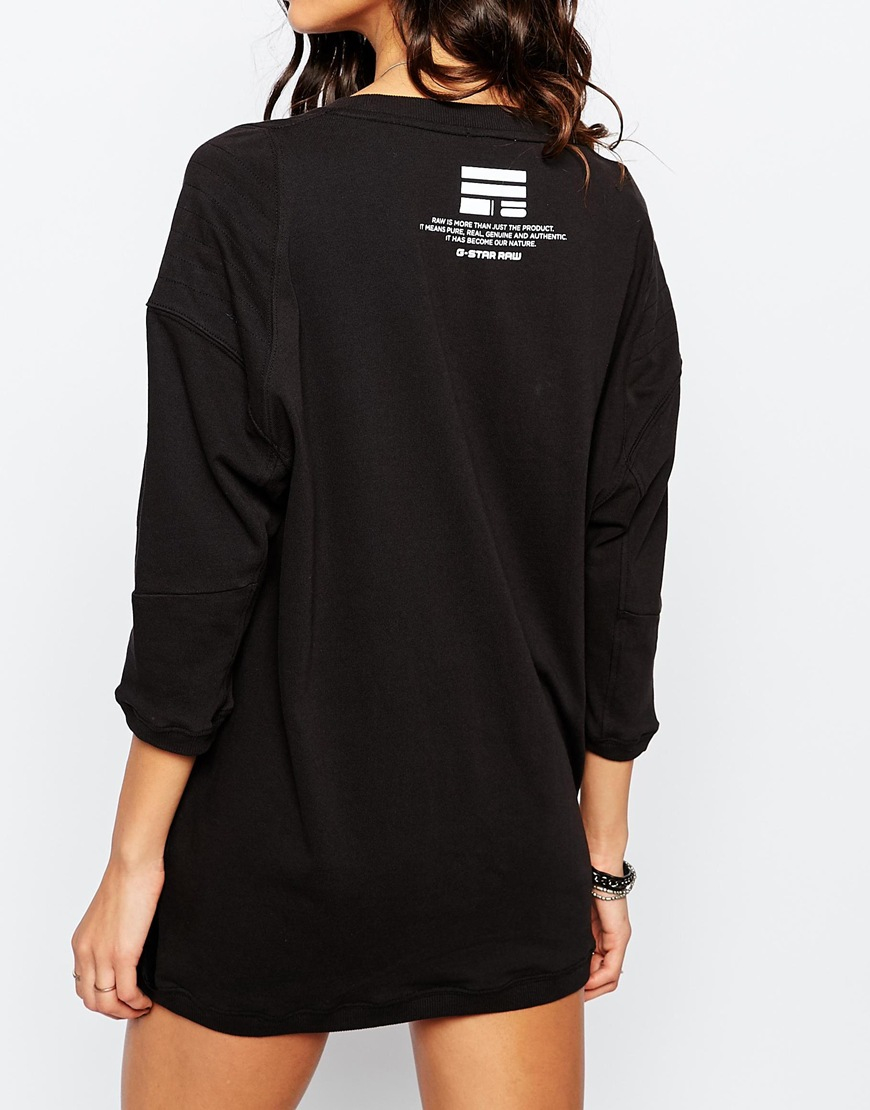 g-star logo sweat dress