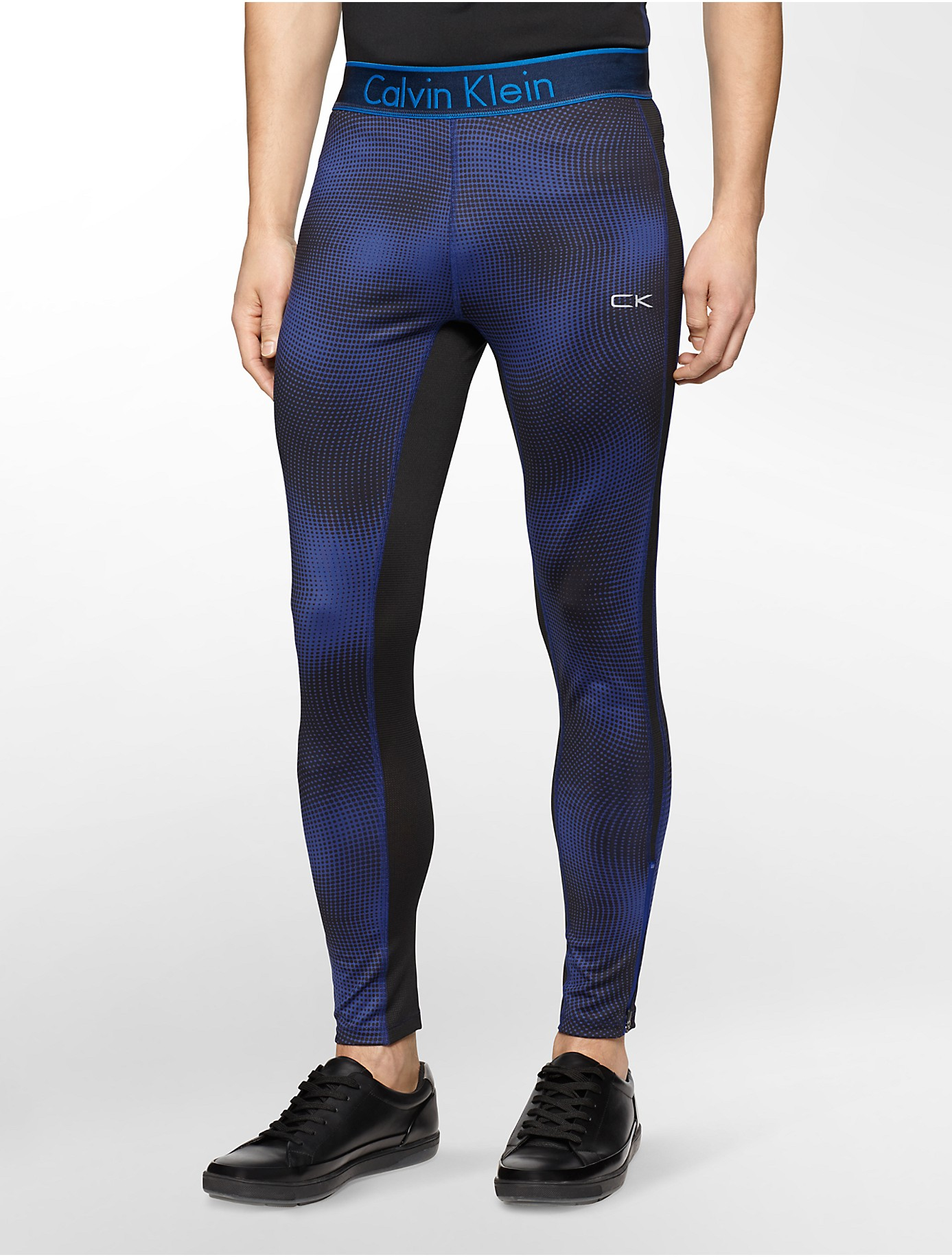 Calvin Klein White Label Performance Dot Stretch Compression Pants In