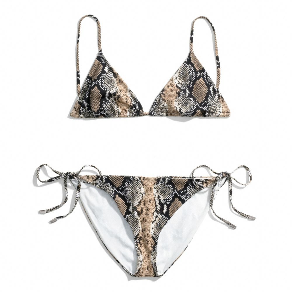 Coach Python Triangle Bikini | Lyst