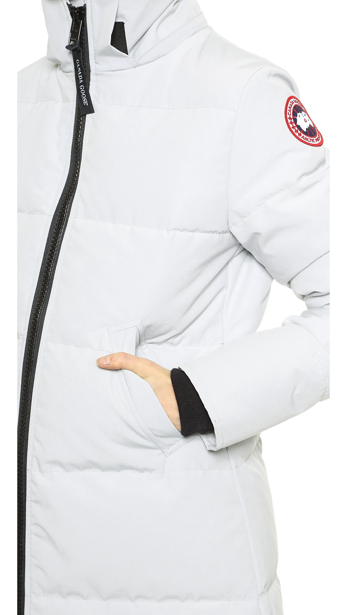 Lyst - Canada Goose Mystique Parka - Silver Birch in Metallic