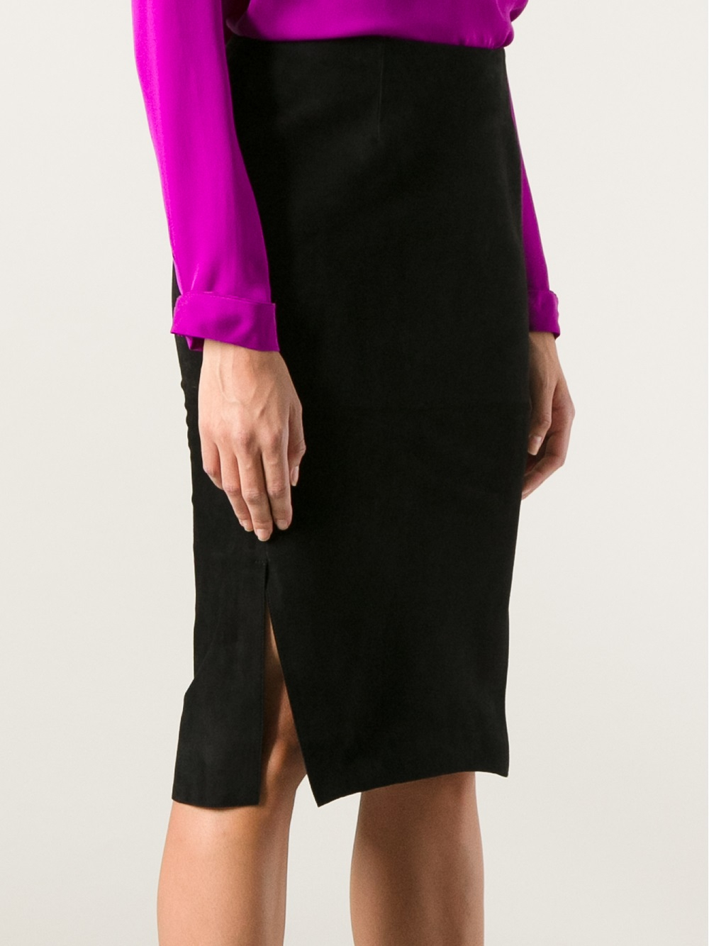 Lyst - Tom Ford Pencil Skirt in Black