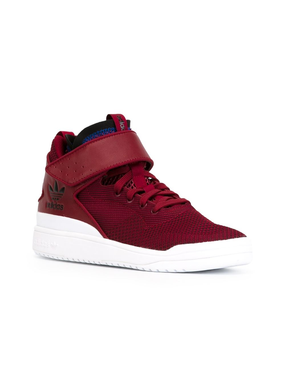 Red Adidas High Top Sneakers