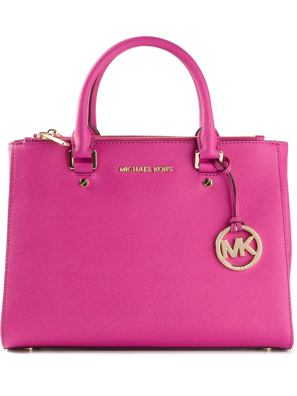 Michael Kors Womens Pink Jet Set Charm Purse | semashow.com