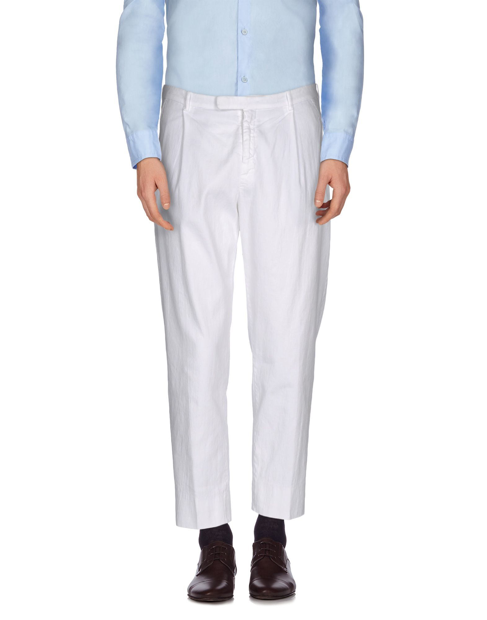 Paolo pecora Casual Pants in White for Men | Lyst