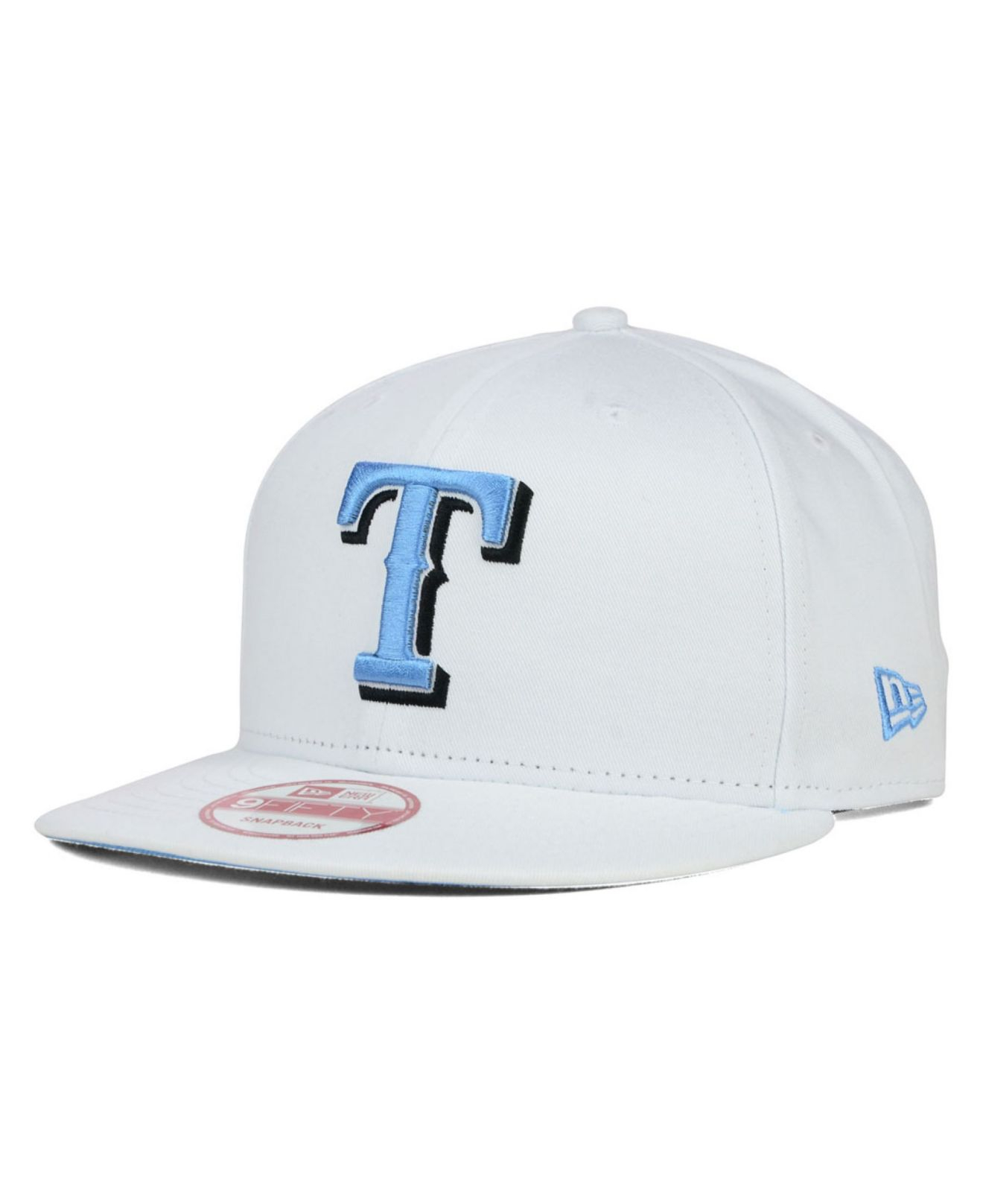 KTZ Texas Rangers Legend Blue Hook 9Fifty Snapback Cap in White for Men ...