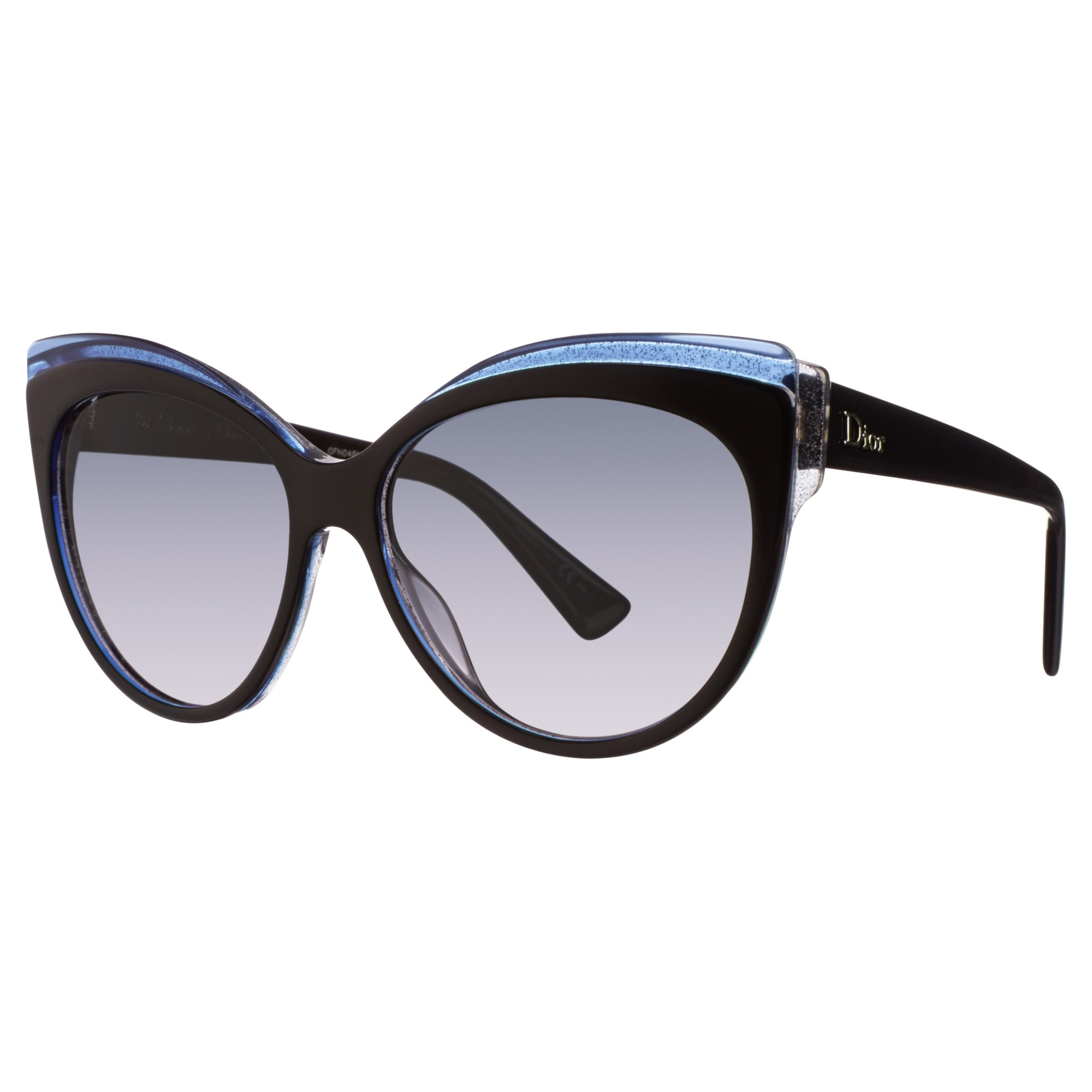 Dior Glisten 1 Cats Eye Plastic Frame Sunglasses In Black Lyst
