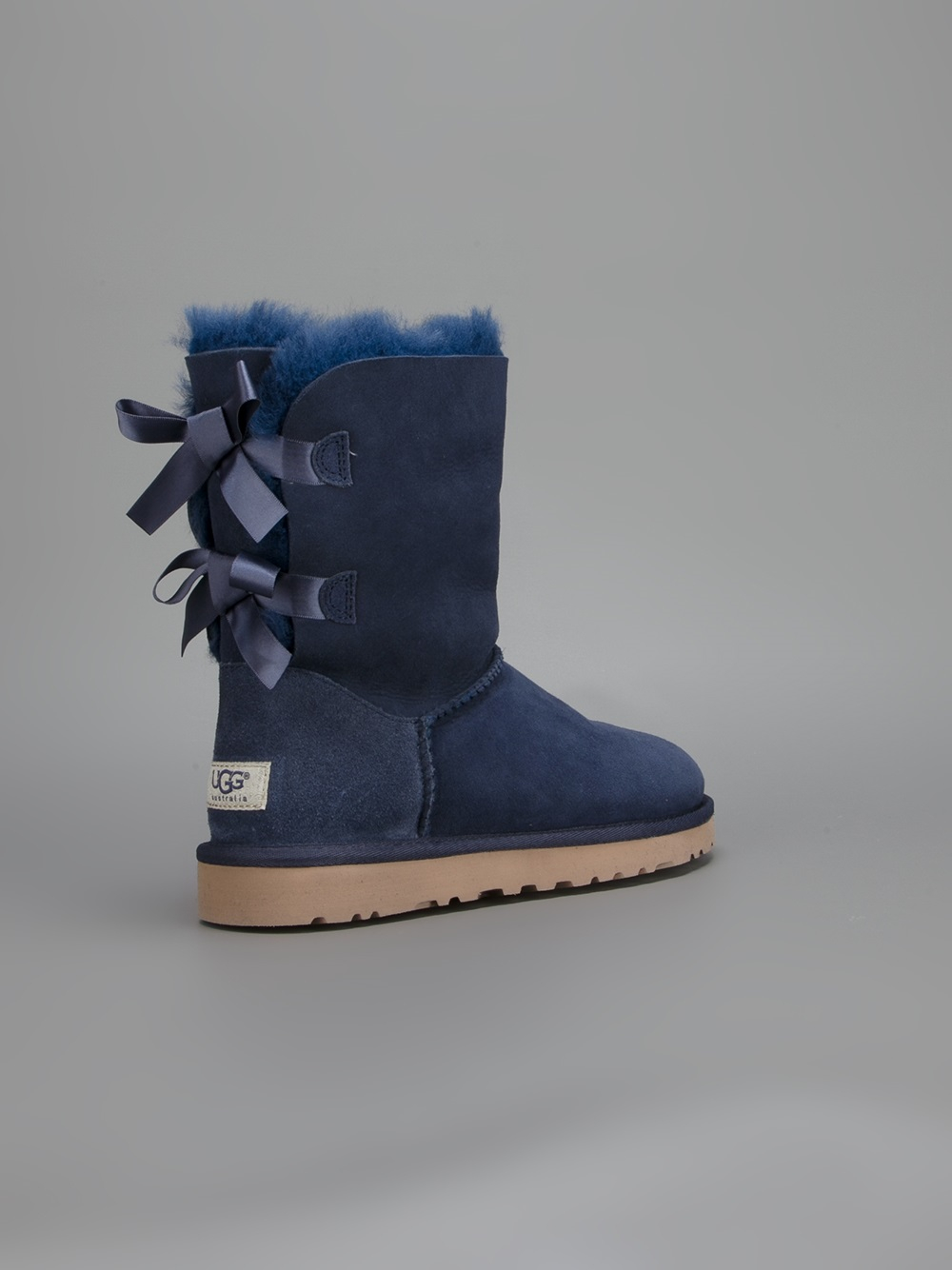 Navy Blue Uggs With Bows