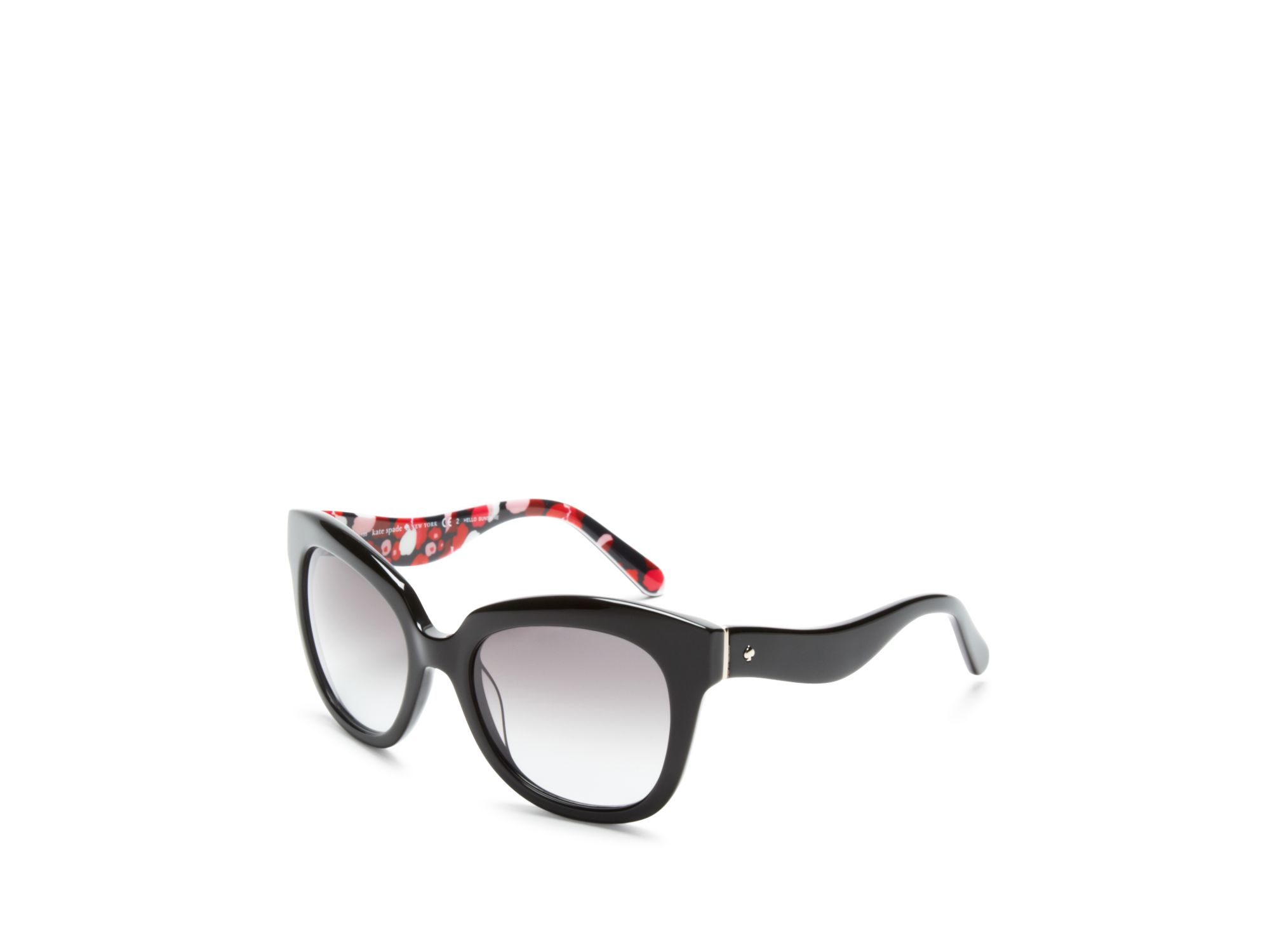 Kate Spade Black Amberly Cat Eye Sunglasses Lyst