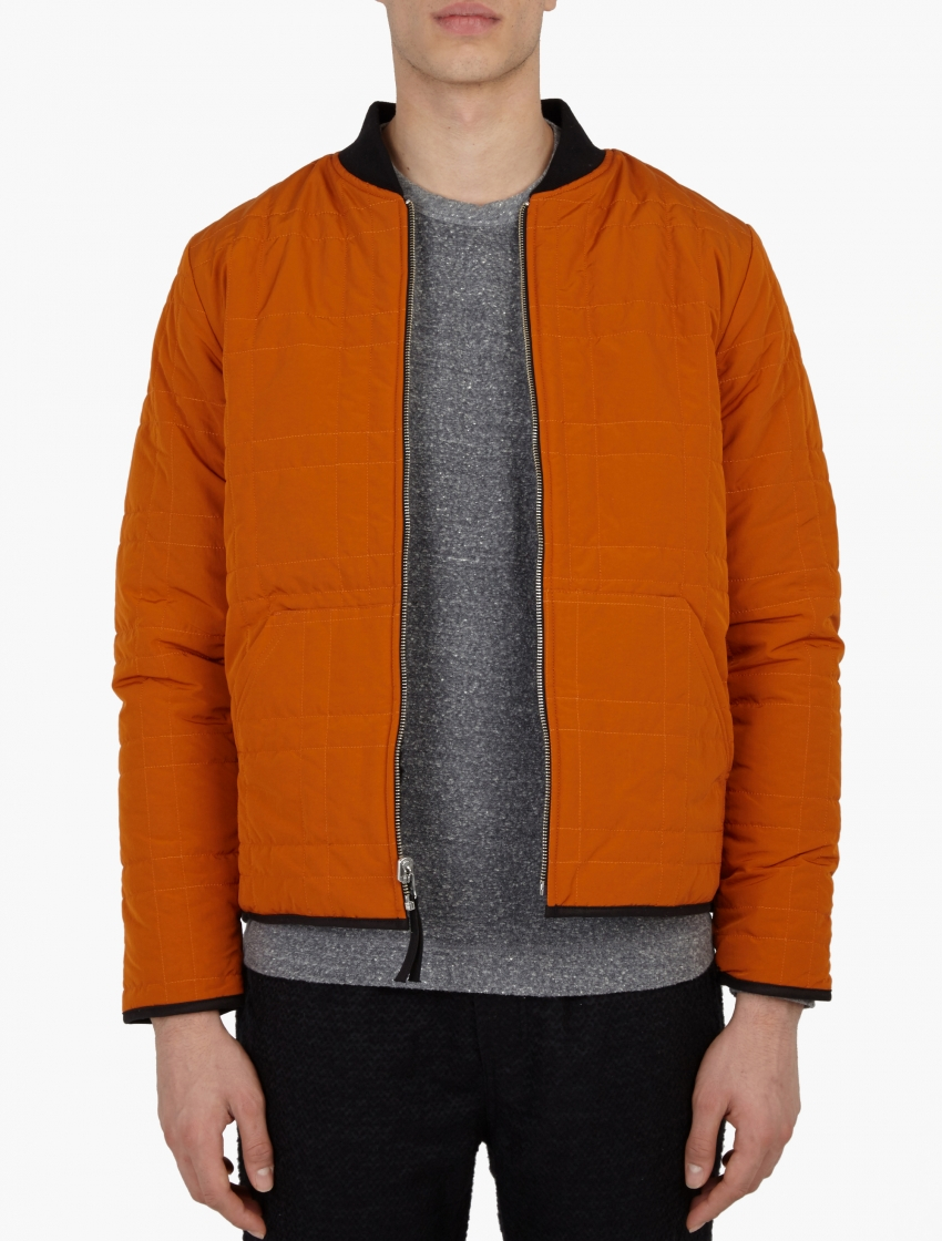 Our legacy Black And Orange Reversible Bomber Jacket in Orange for Men ...