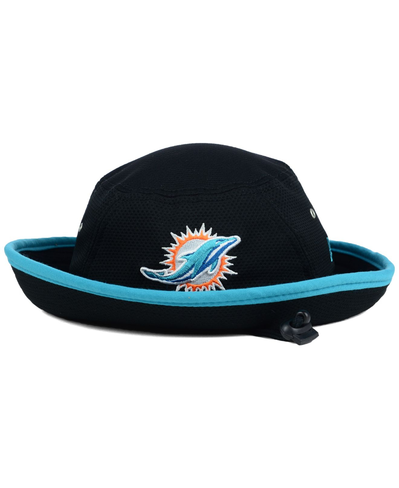KTZ Miami Dolphins Training Bucket Hat in Black for Men | Lyst