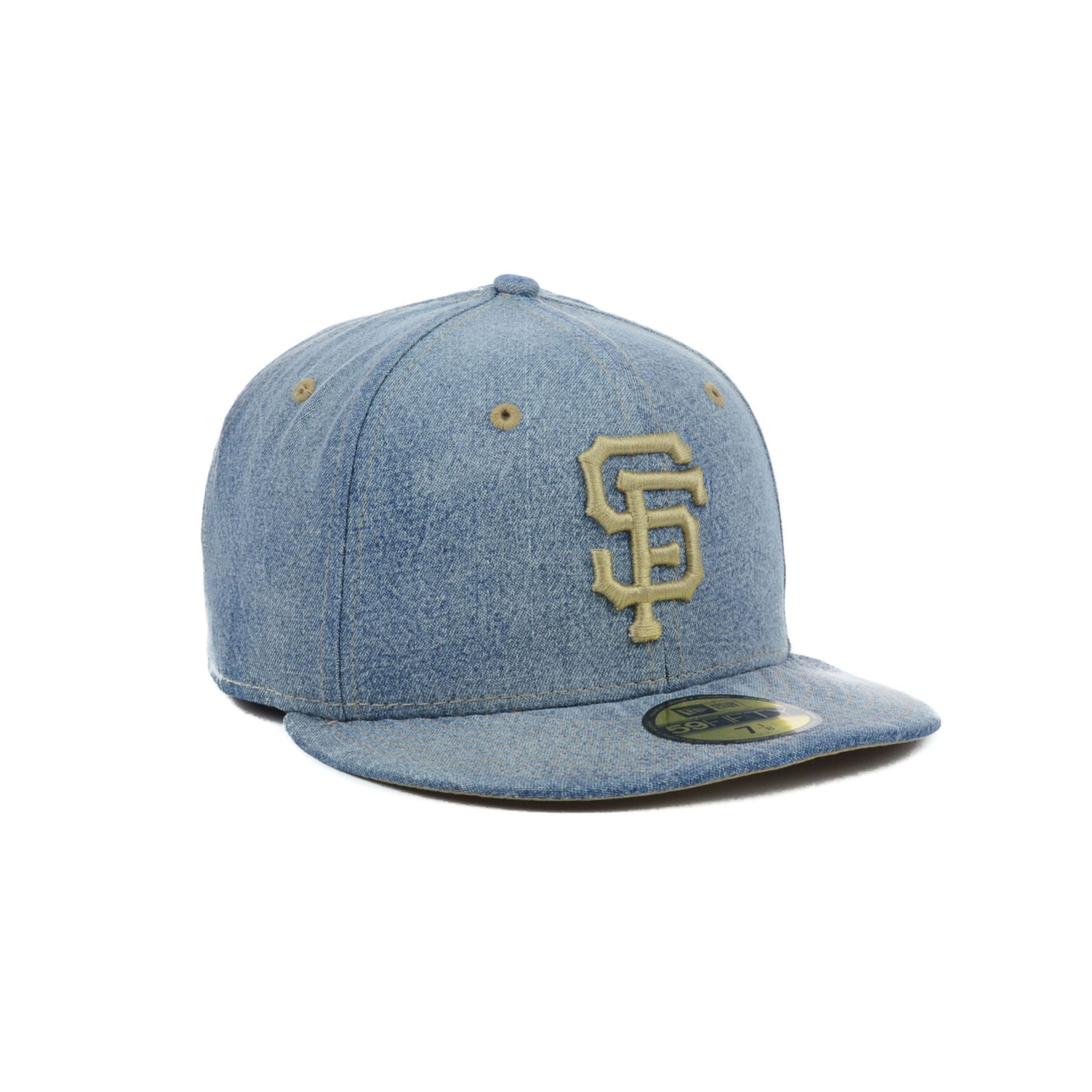 KTZ San Francisco Giants Mlb Classic Denim 59fifty Cap in Blue for Men ...