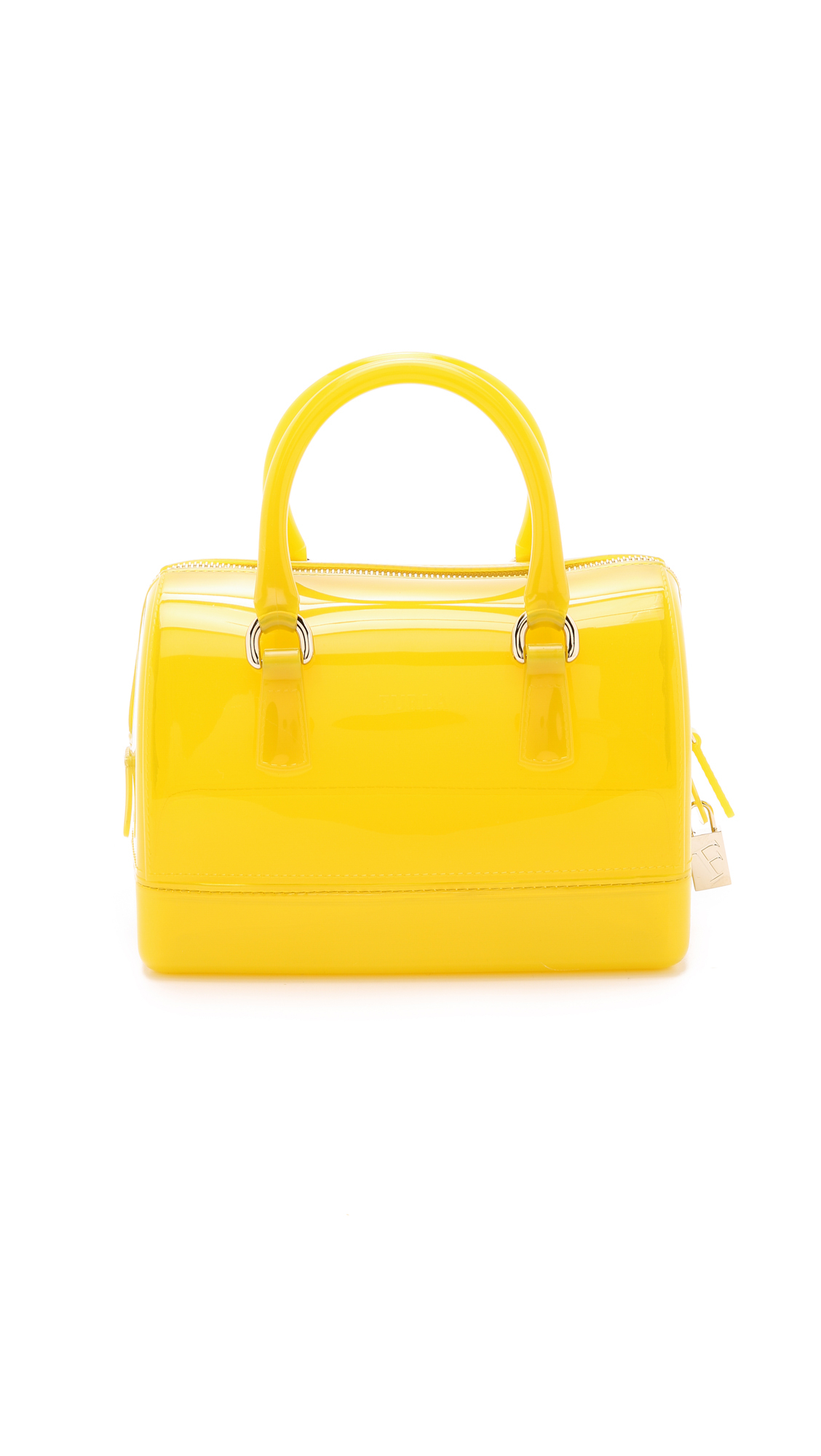 Furla Candy Cookie Mini Satchel - Yellow | Lyst