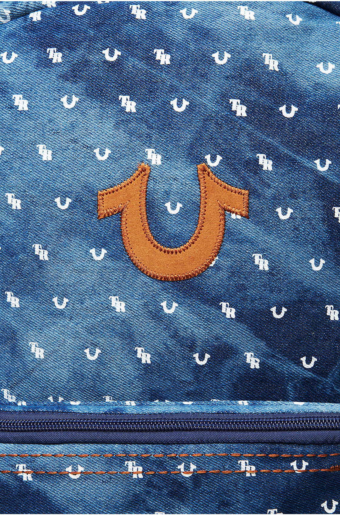True Religion Horseshoe Logo Pattern