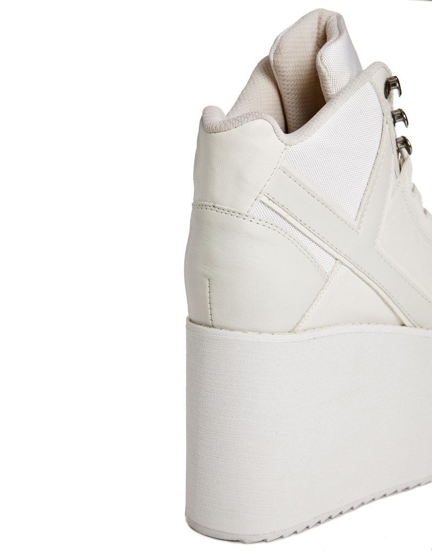 White Platforms Shoes