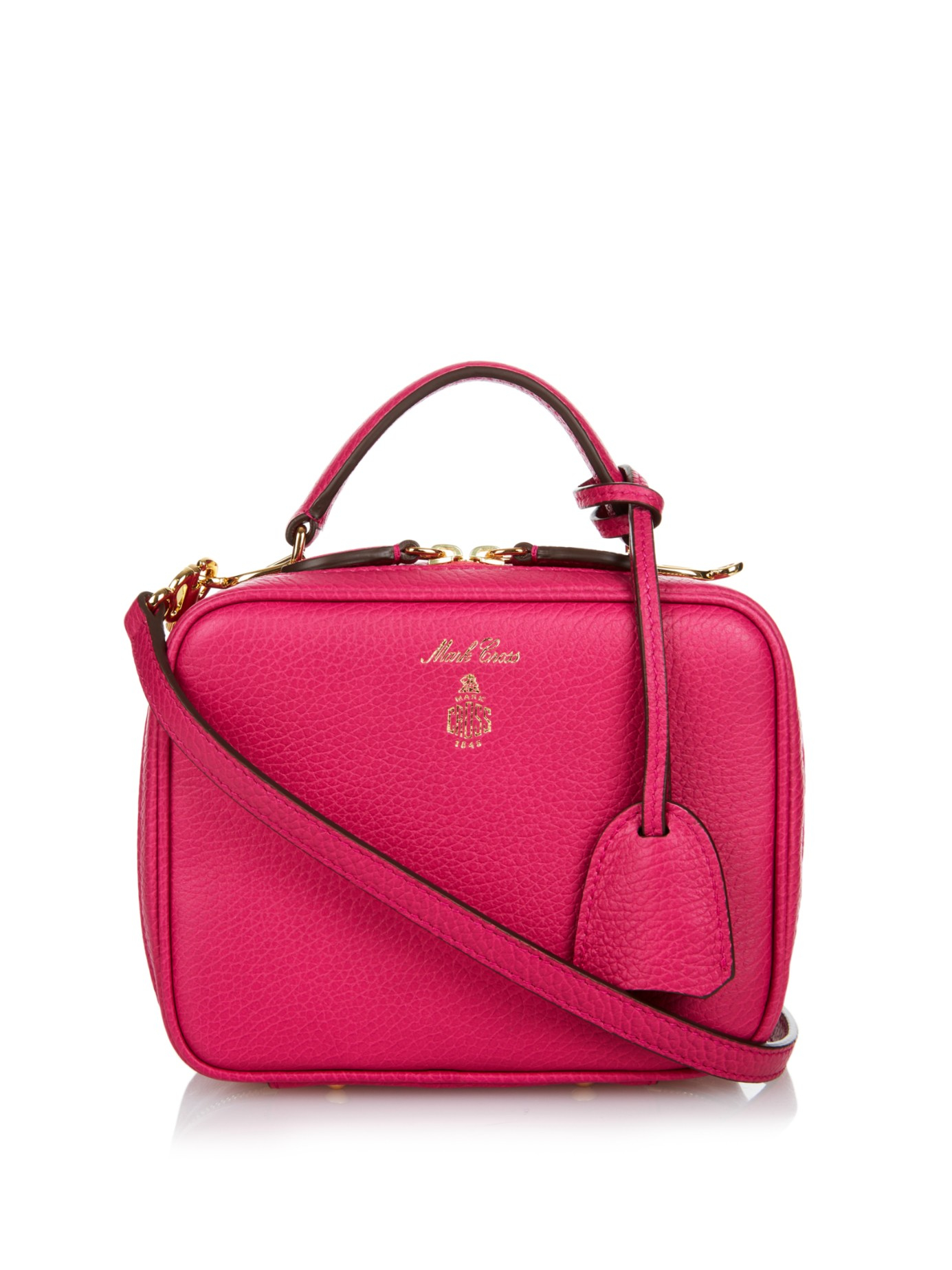 Mark Cross Susanna Shoulder Bag In Pink | IUCN Water