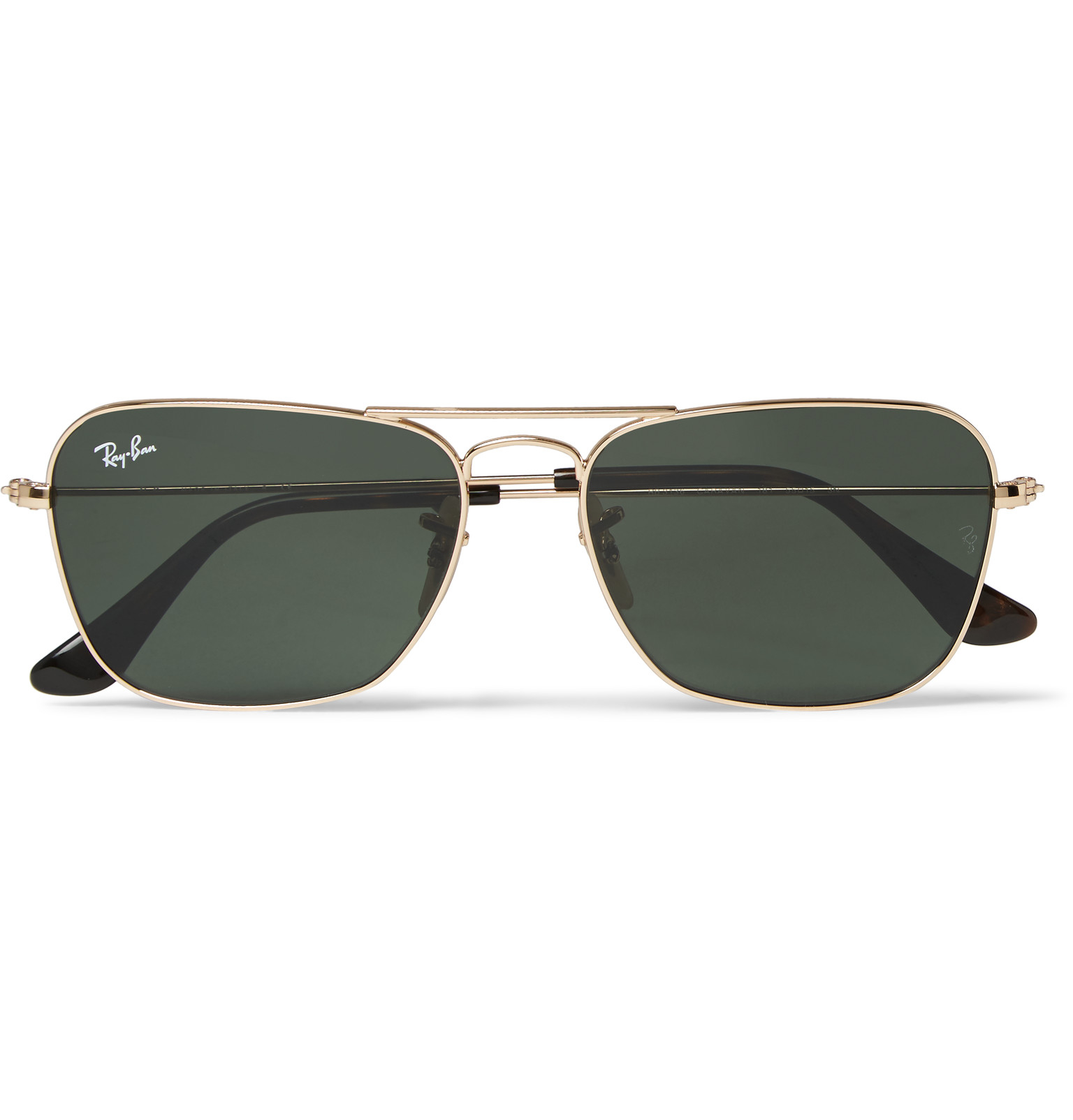 Ray-Ban Square-frame Gold-tone Sunglasses in Metallic for Men | Lyst UK
