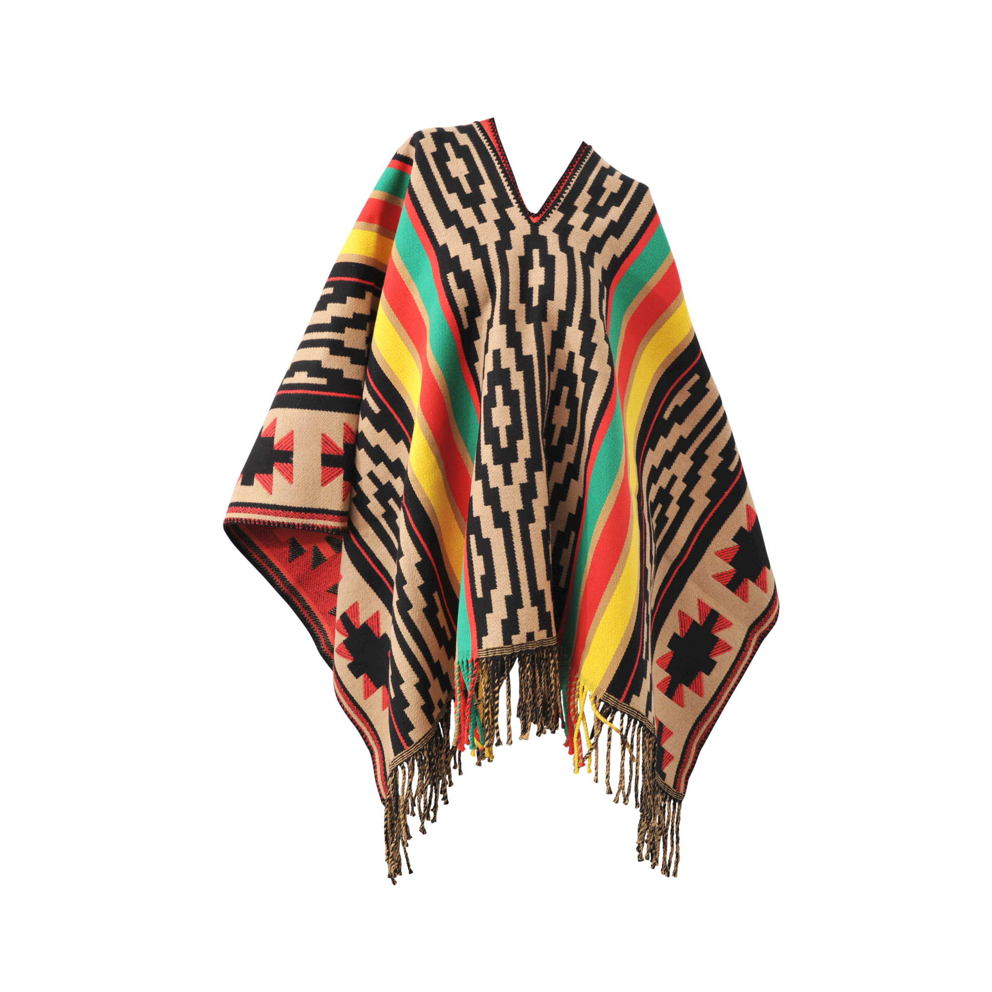 Dsquared² Eskimo Indian Poncho Cape in Multicolor | Lyst