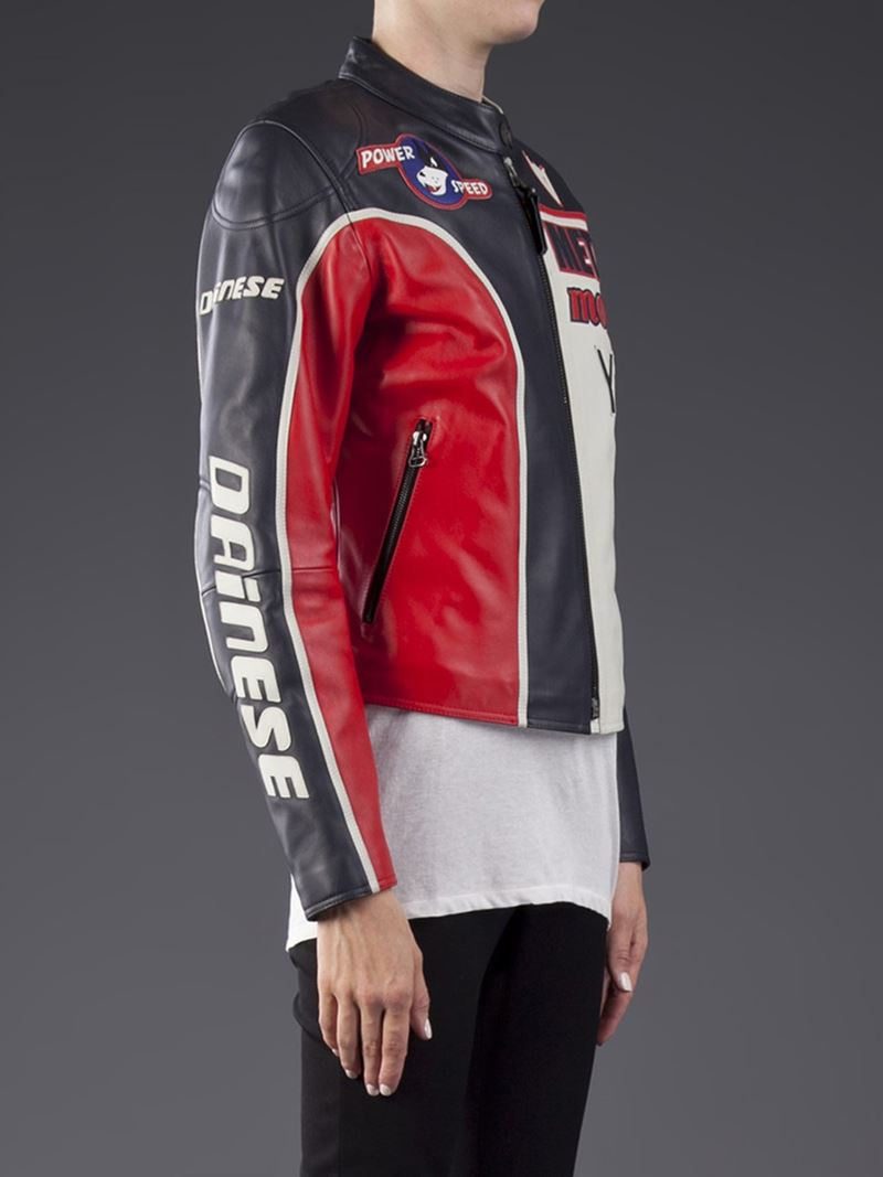 Yohji Yamamoto Motorcycle Jacket In Red Lyst
