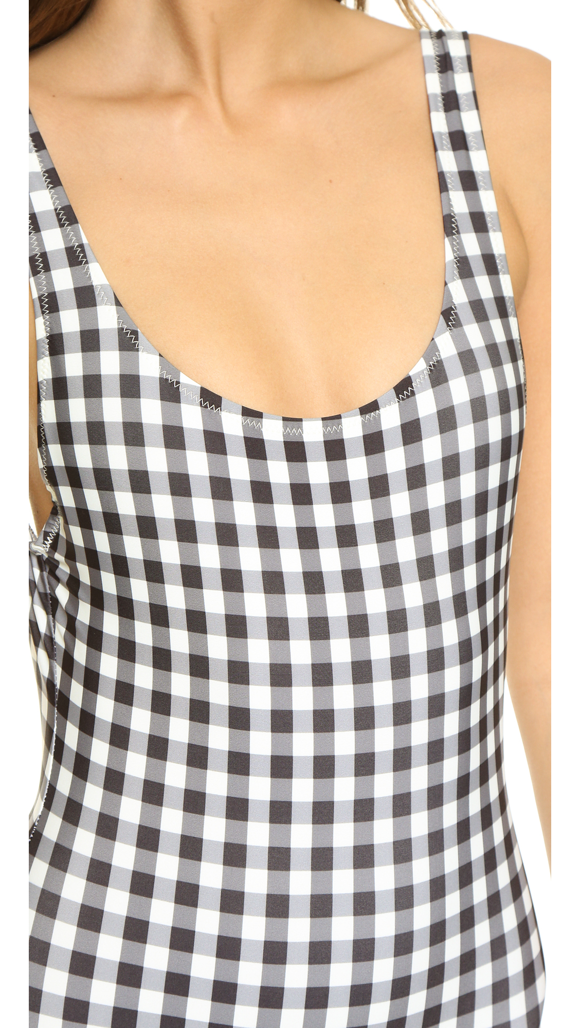 Lyst Solid And Striped The Anne Marie One Piece Swimsuit Black