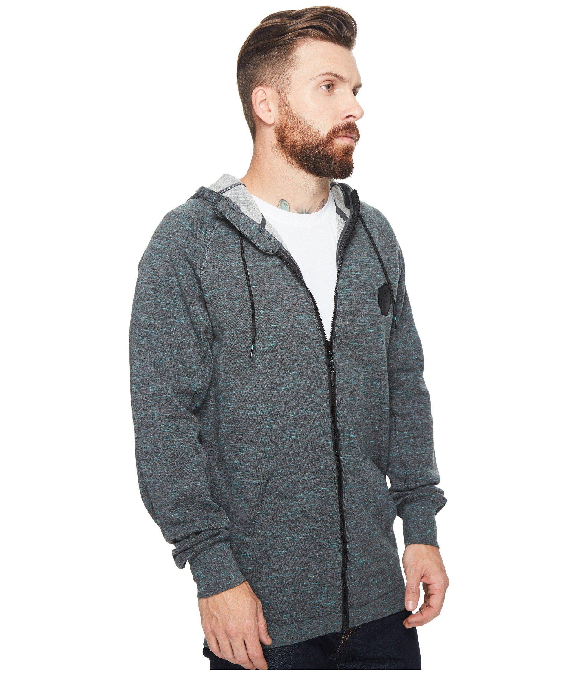Lyst - Vissla Wake Up Call Full Zip Hooded Fleece in Gray for Men