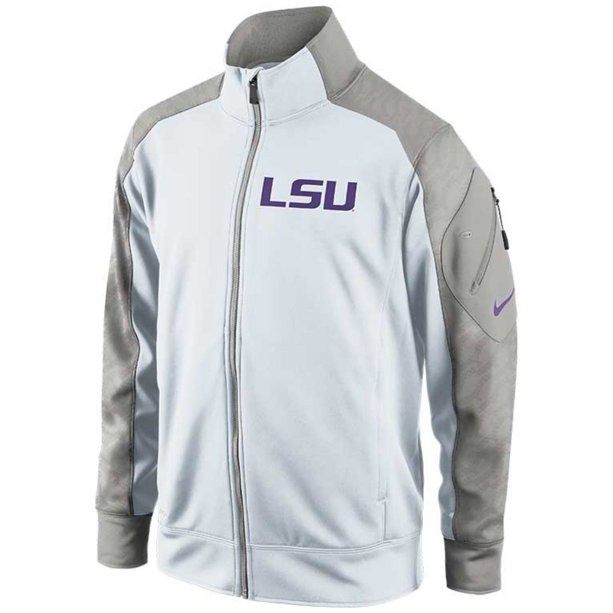 Lyst - Nike Mens Lsu Tigers Fly Speed Knit Jacket in White for Men