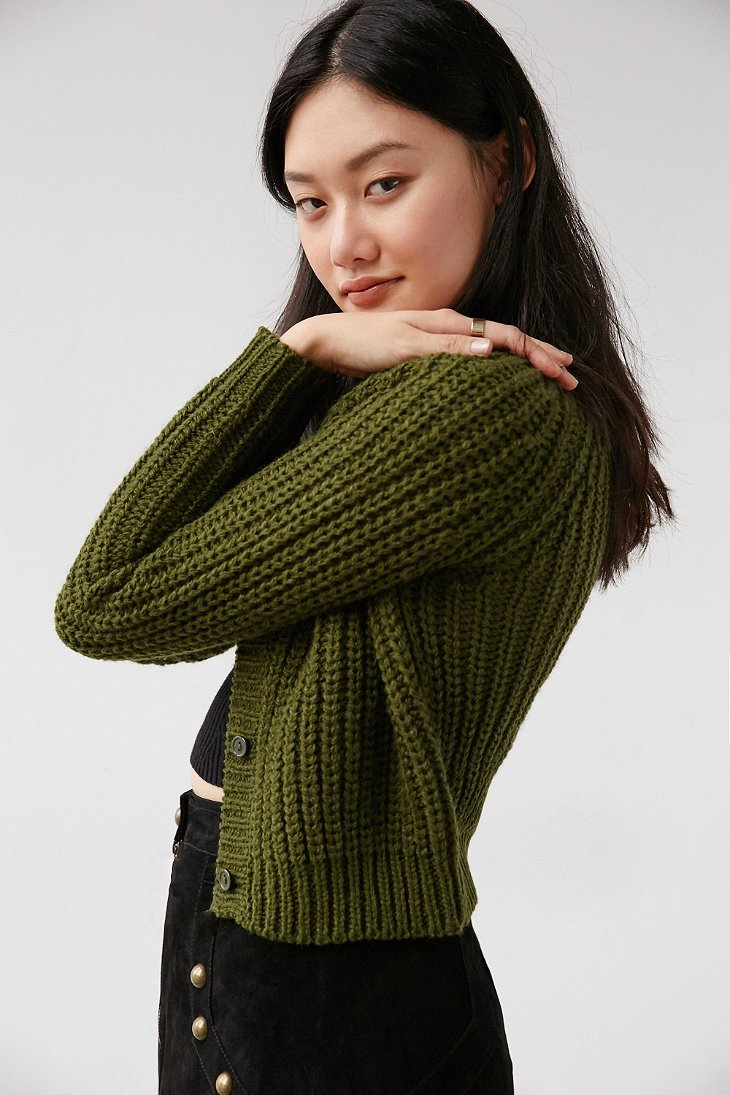 Green Cardigan