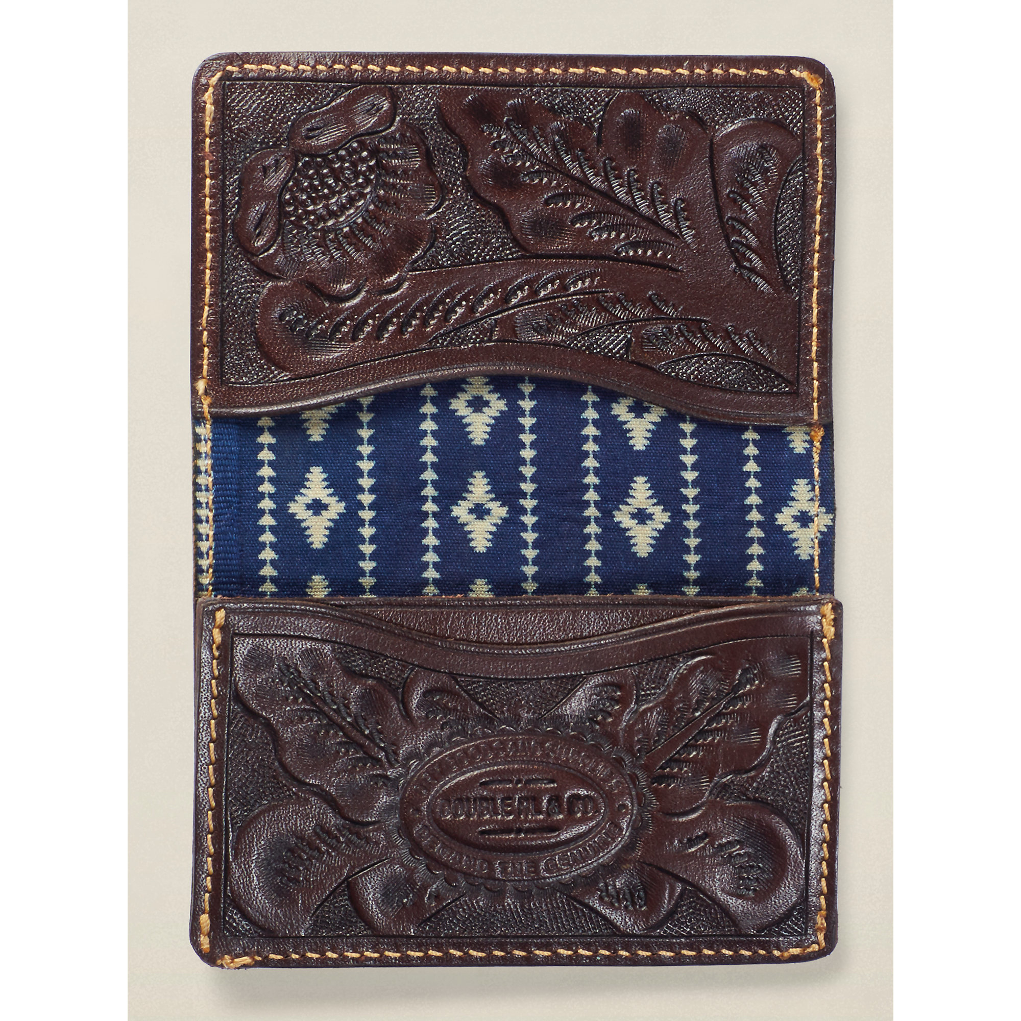RRL tooled lether card wallet - www.caracalmarketing.com